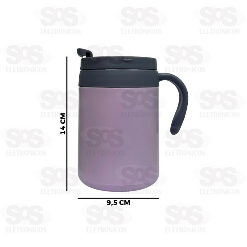 Caneca Térmica 500ML Cores Variadas BTOP BM-P1648