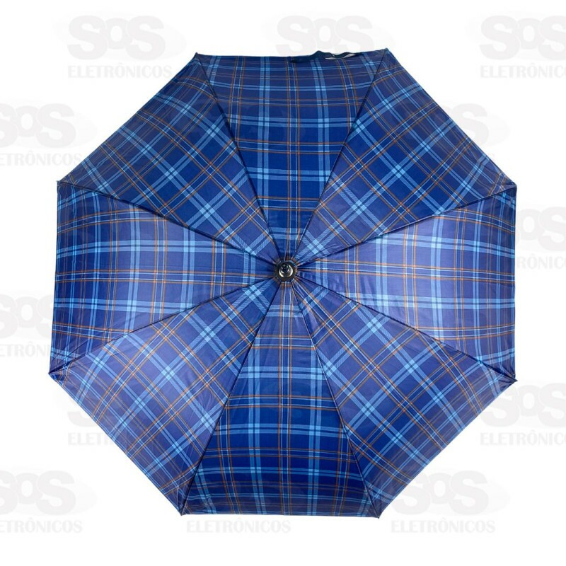 Guarda Chuva Xadrez 125CM Portaria Segma SEG-XAD69