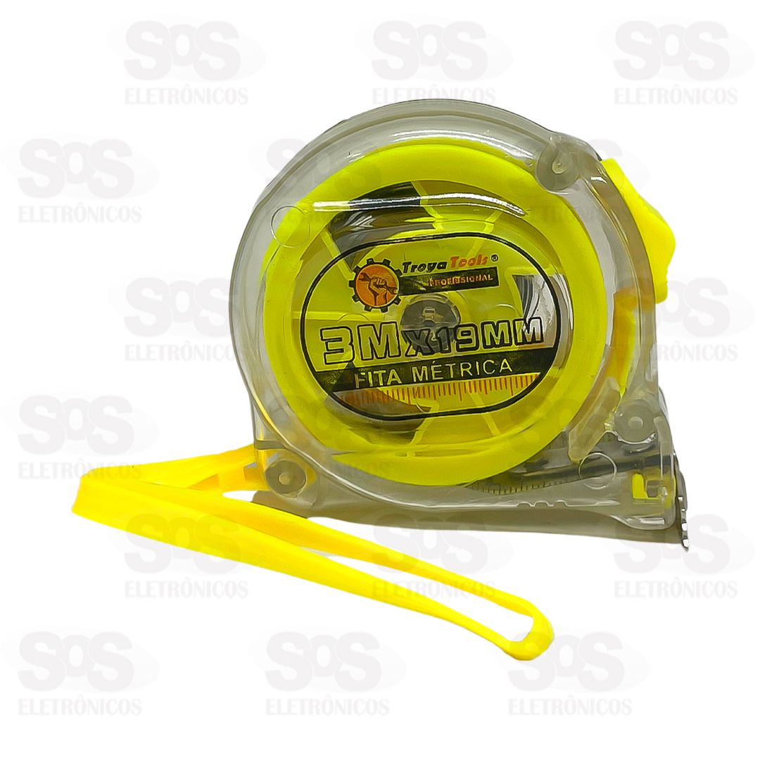 Trena 3mx19mm Com Trava Troya Tools Try 9300
