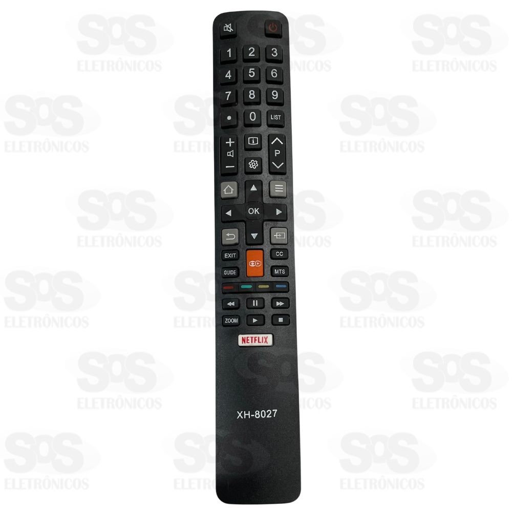 Controle Remoto TCL Smart TV Maxx 7689 Controle Remoto TCL Smart TV Maxx 7689