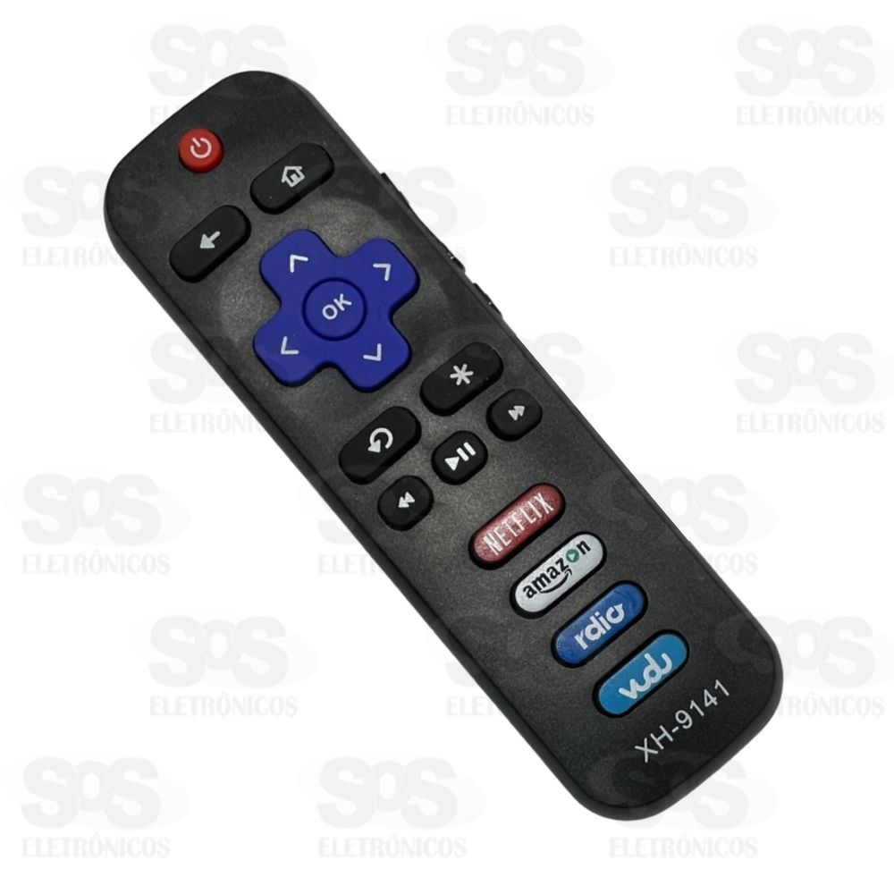 Controle Remoto TCL Smart Netflix Globoplay XH 9071 Controle Remoto TCL Smart Netflix Globoplay XH 9071