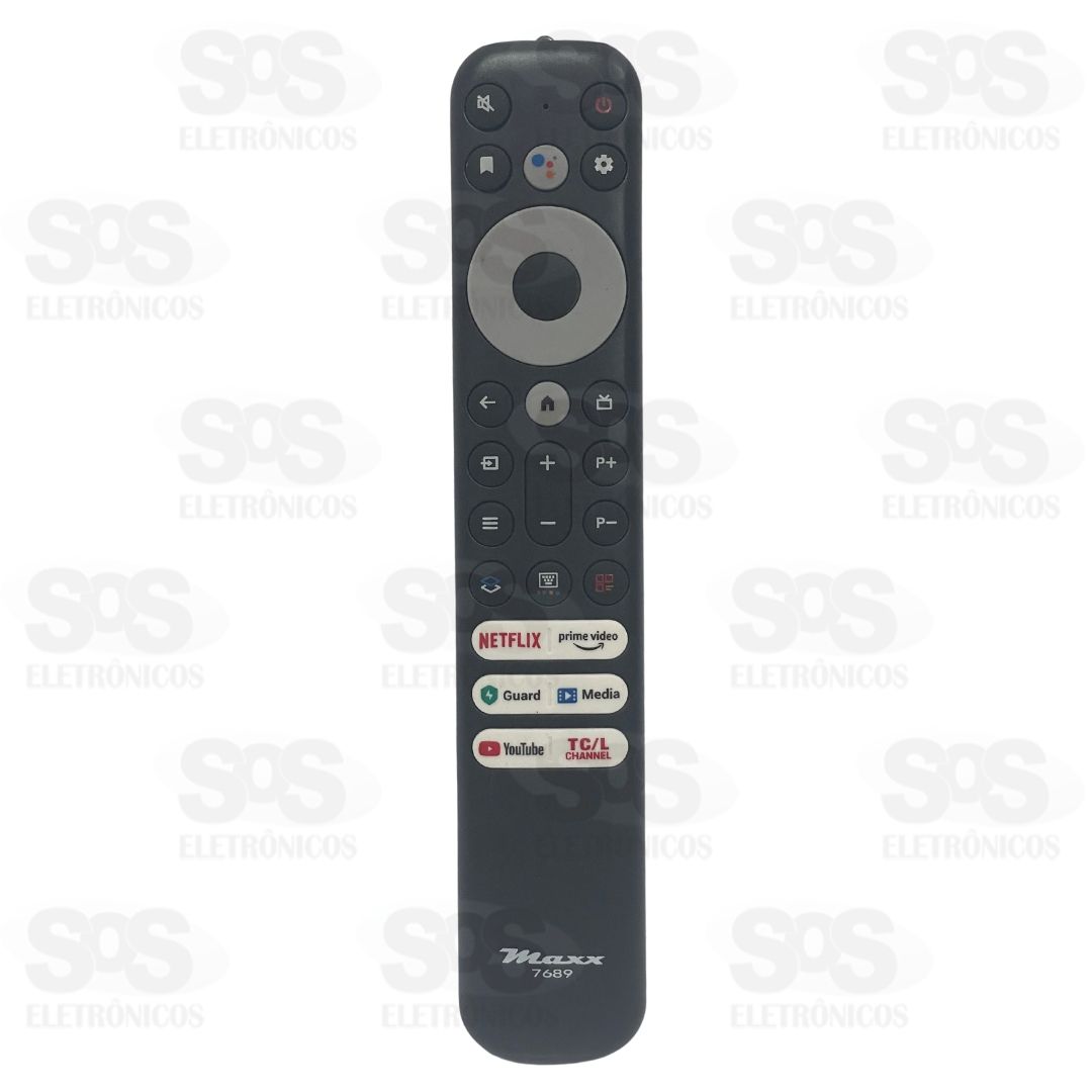 Controle Remoto TCL Smart TV Maxx 7689 Controle Remoto TCL Smart TV Maxx 7689