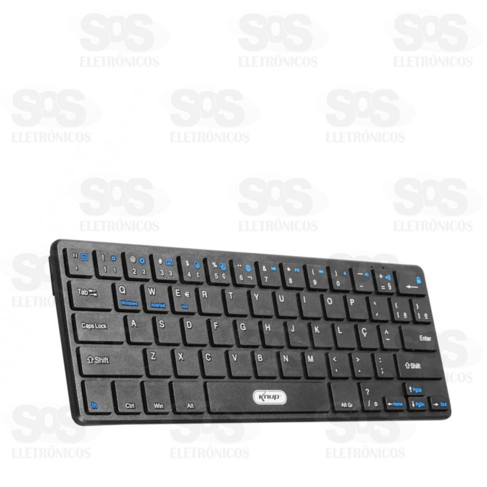 Mini Teclado Sem Fio Bluetooth Knup KP-TE09 Mini Teclado Sem Fio Bluetooth Knup KP-TE09
