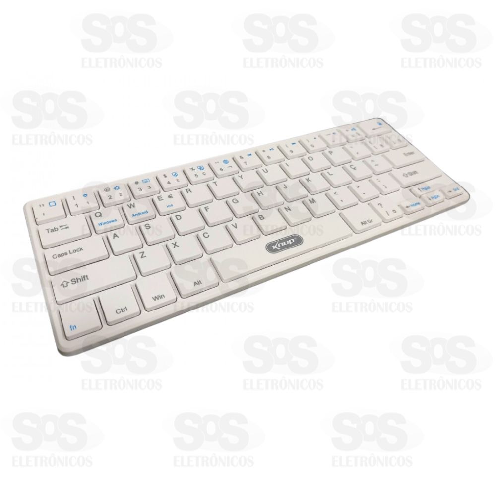 Mini Teclado Sem Fio Bluetooth Knup KP-TE09 Mini Teclado Sem Fio Bluetooth Knup KP-TE09