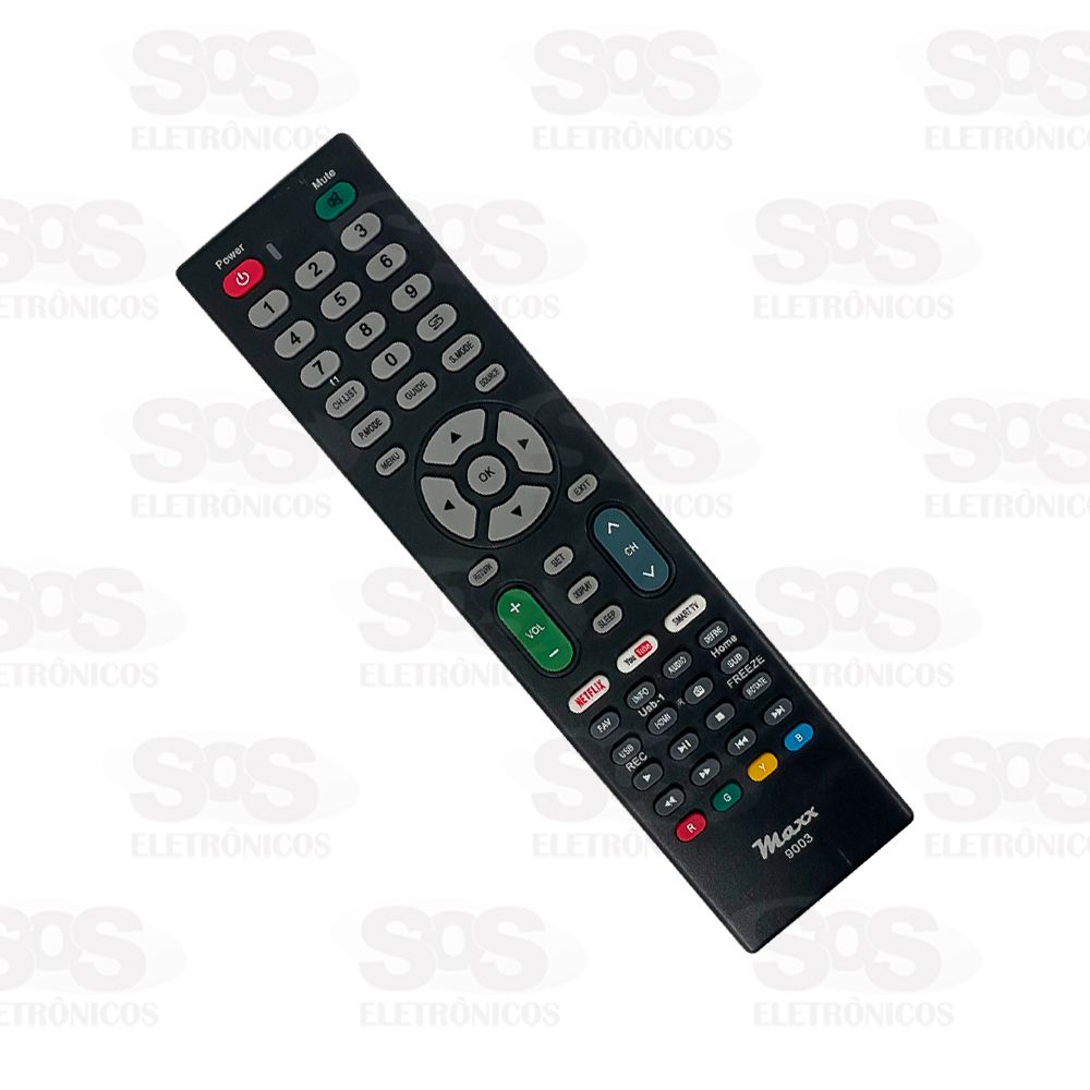 Controle Remoto Universal para TV Smart Maxx 9003 Controle Remoto Universal para TV Smart Maxx 9003