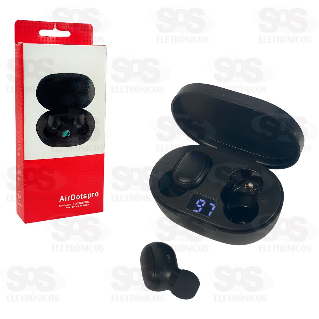 Fone de Ouvido Sem Fio Bluetooth 5.0 AirDots Pro Fone de Ouvido Sem Fio Bluetooth 5.0 AirDots Pro